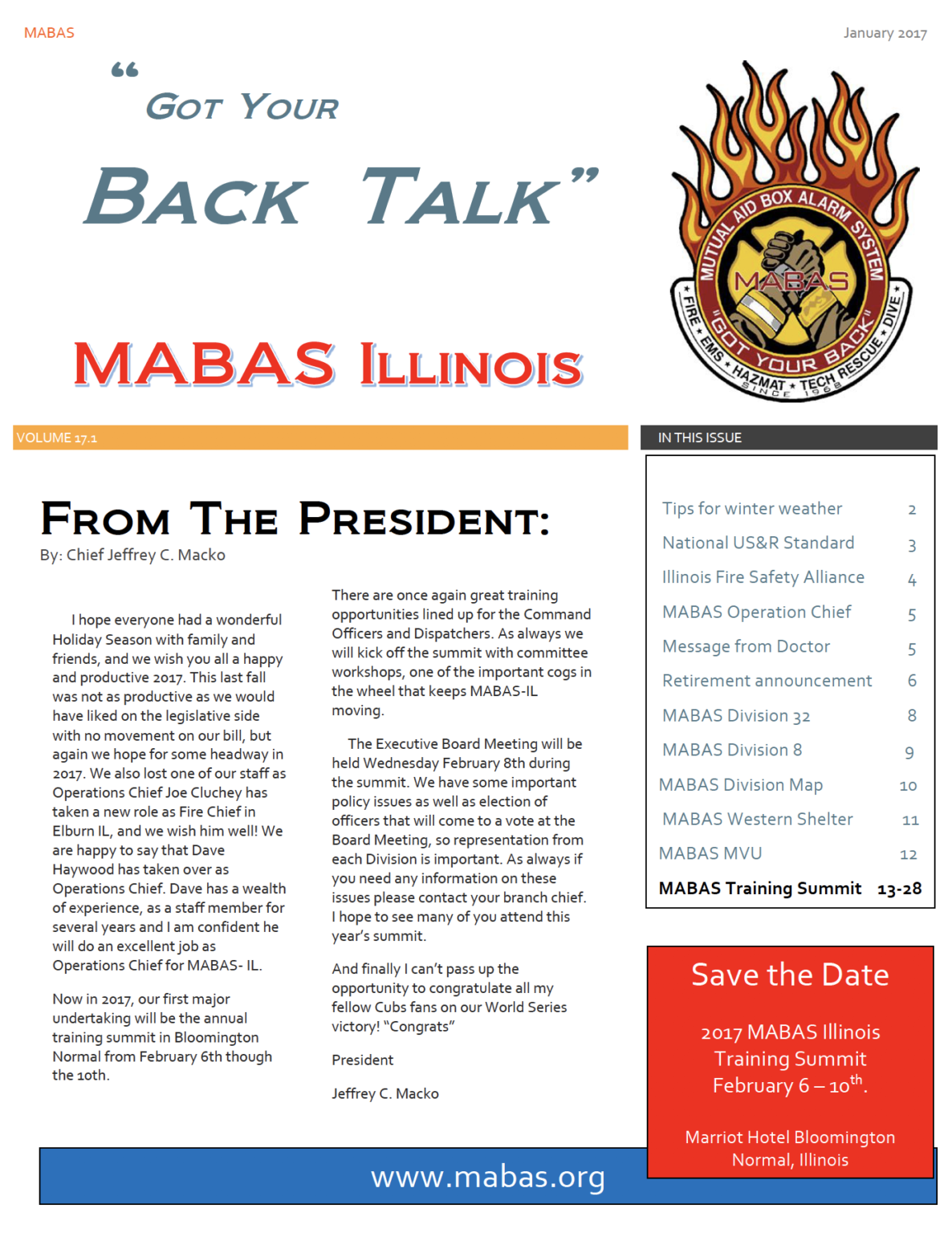 January 2017 - MABAS