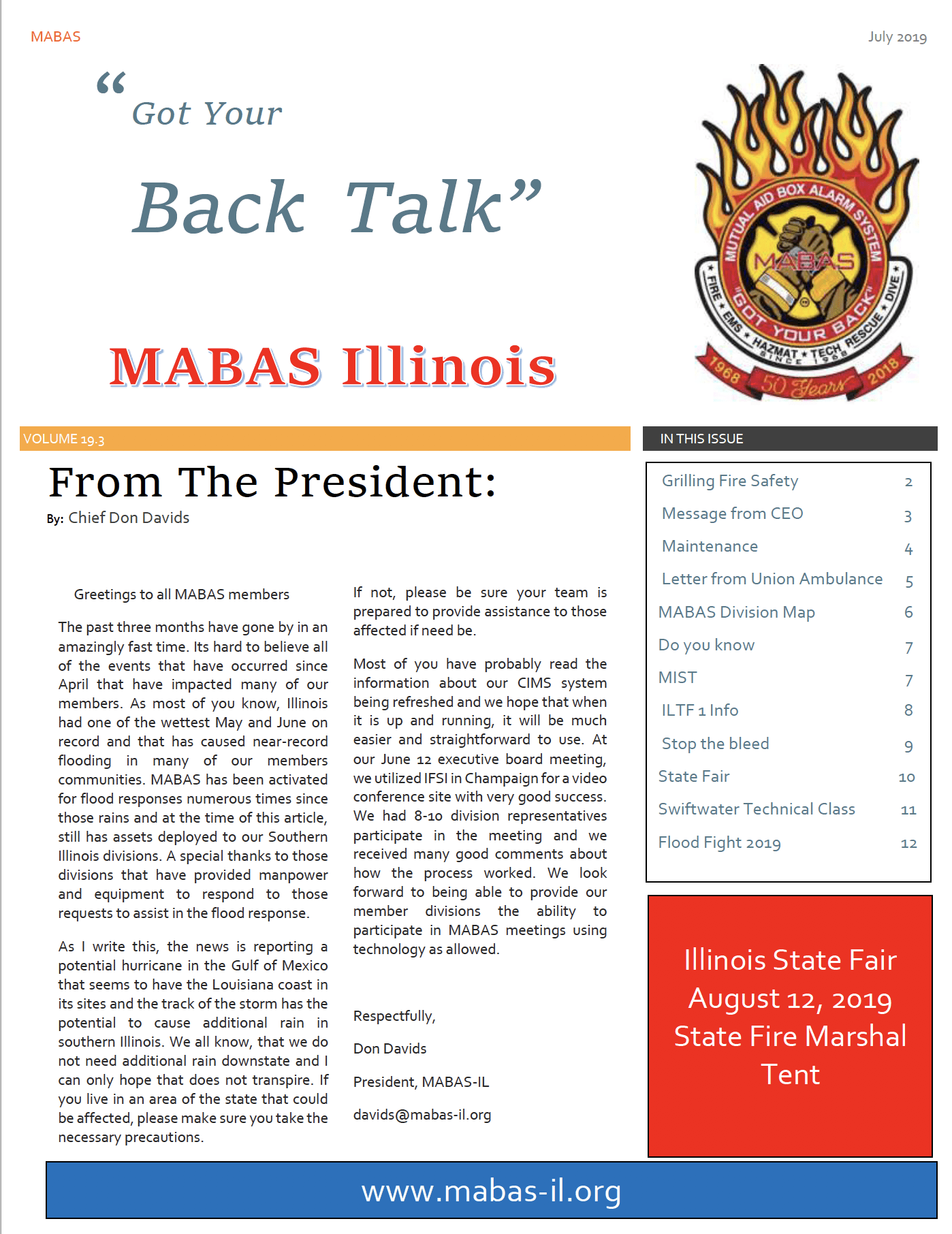 July 2019 - MABAS
